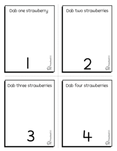 Fun strawberries activities for preschool children