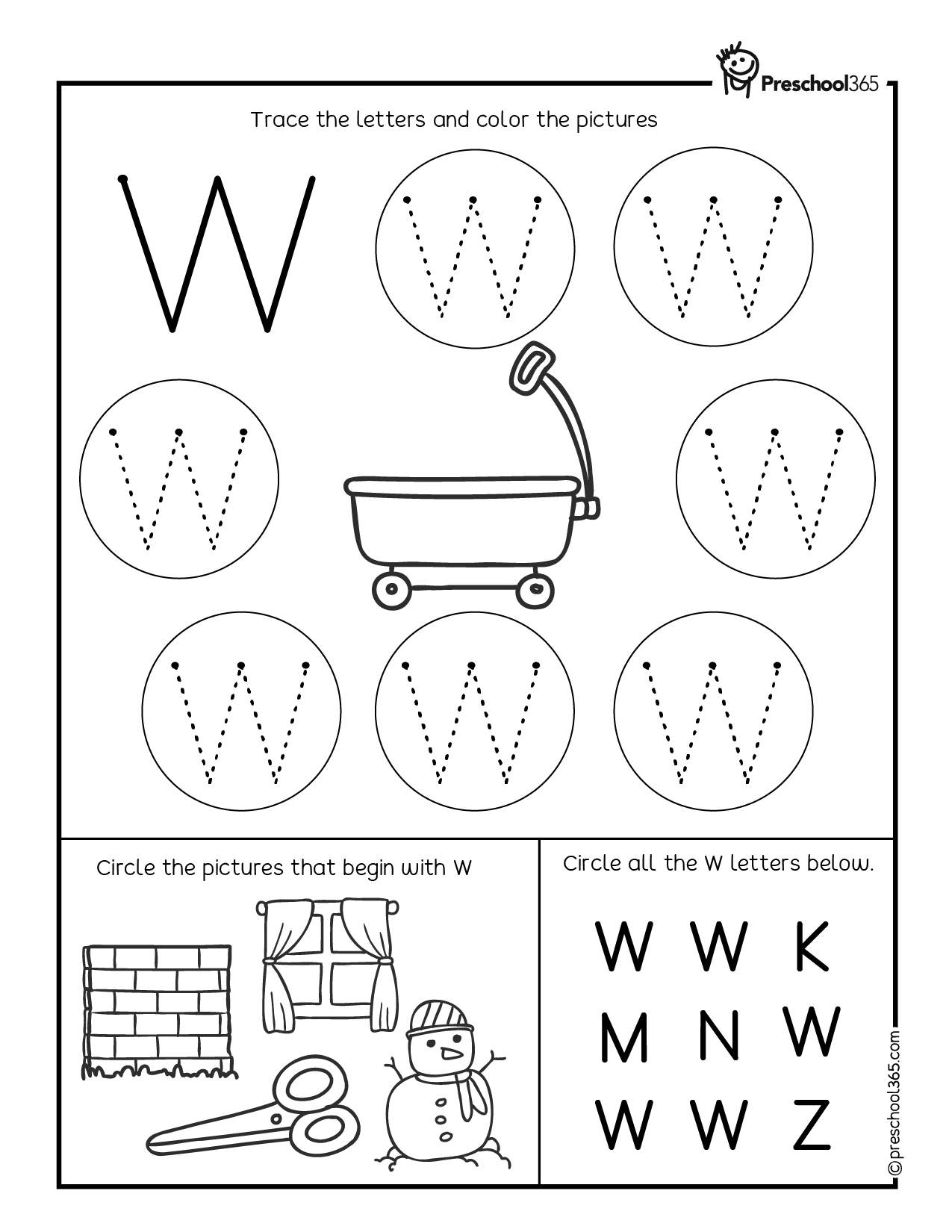 Free Uppercase Letter Tracing Activity Sheets for PreK and KG