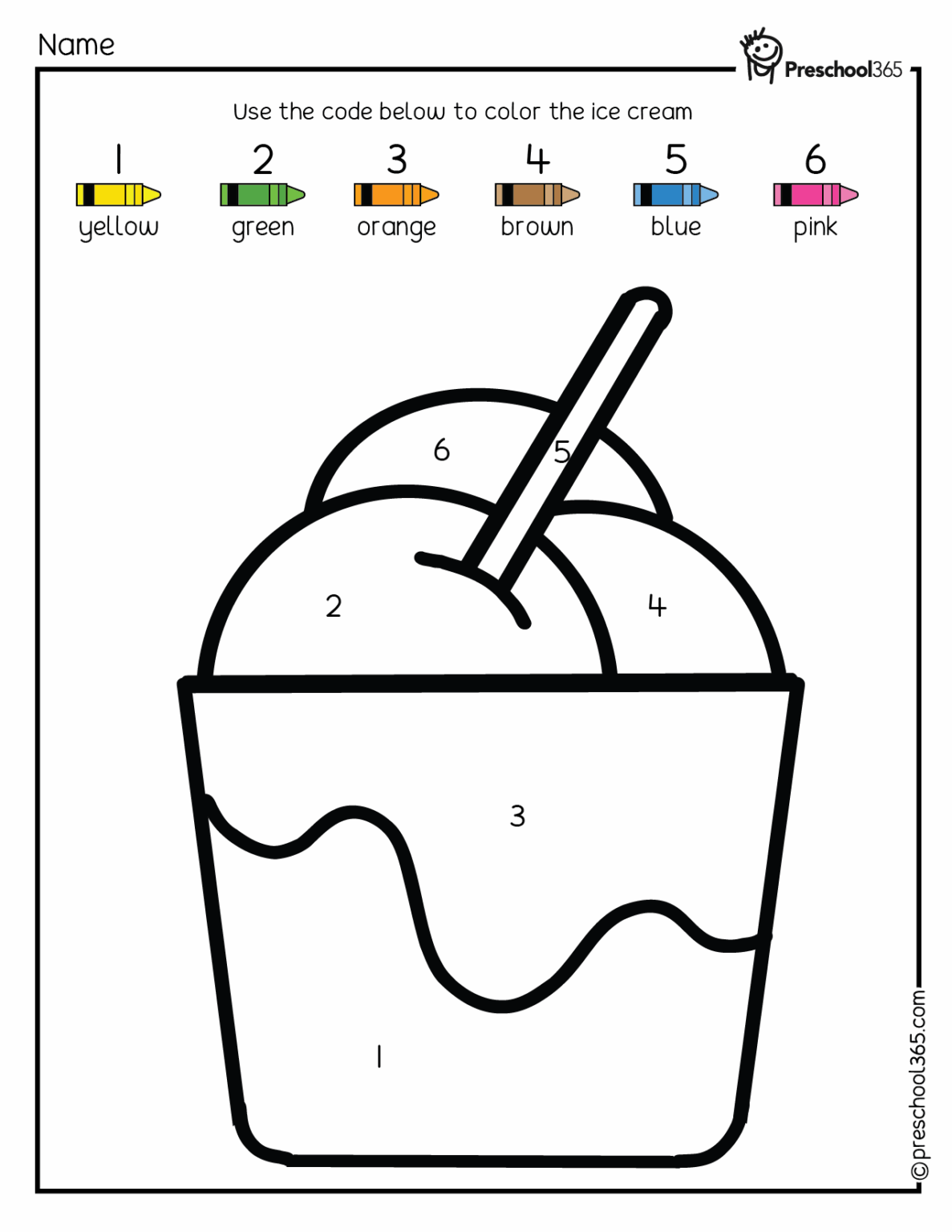 color-the-icecream-Preschool-Activity-L1 | Preschool365