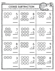 Free take-away worksheets for kindergarten children