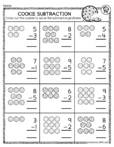 Kindergarten-subtraction-math-activity-packet-06jc | Preschool365