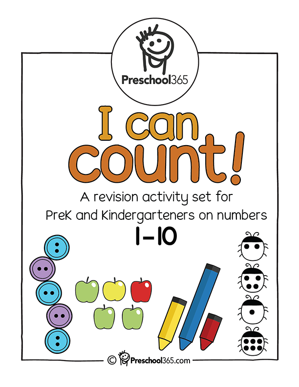I-Can-Count-Numbers-1-10-Activity Packet-for-kindergarteners | Preschool365